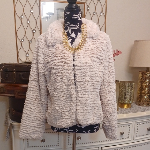 Fever | Jackets & Coats | Faux Fur Teddy Bear Jacket | Poshmark